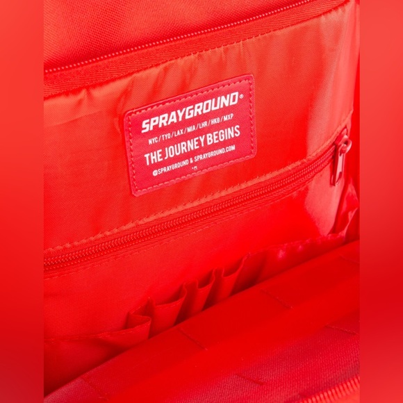 Sprayground | Bags | Red Gub Graffiti Utility Backpack Nwt Sprayground ...